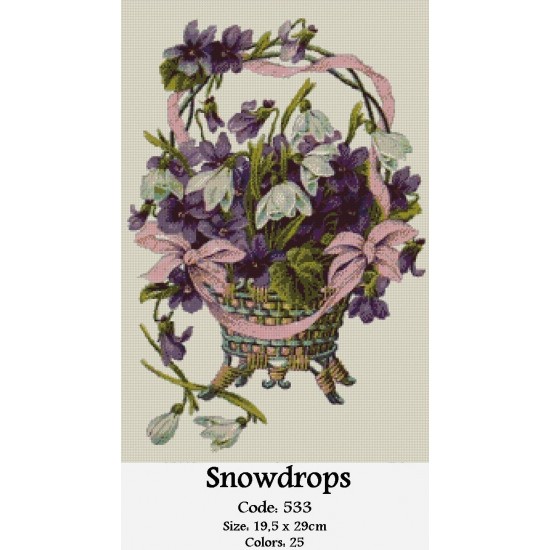 Cross Stitch Kit Grapes