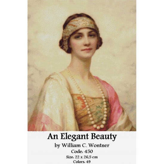 Gobelin Tapestry Set An Elegant Beauty by William C. Wontner