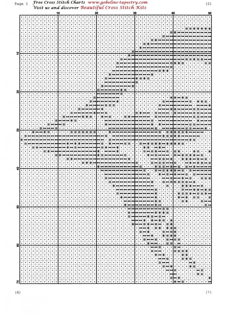 Free Counted Cross Stitch Charts – Little Birdie | Cross Stitch Blog